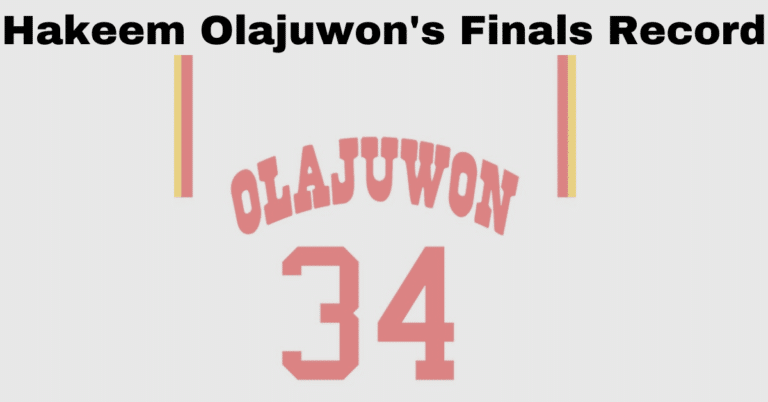 What Was Hakeem Olajuwon's Finals Record?2-1 (With 2 MVPs) - Sports ...